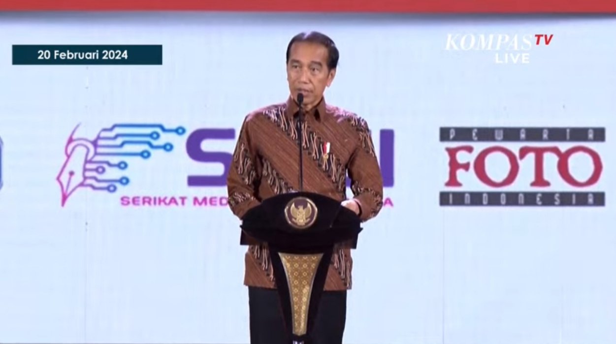 Presiden Jokowi Sampaikan Dua Pesan Krusial di Puncak Peringatan HPN - Kaltara Aktual